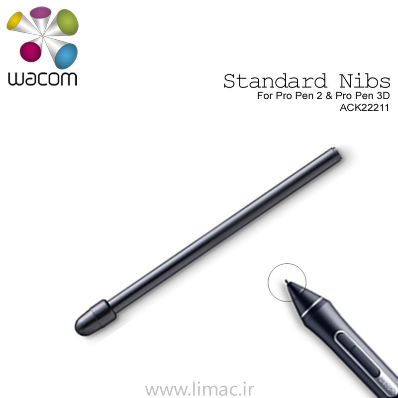 نوک استاندارد قلم وکام Wacom Nib Pro Pen 2, Pro Pen 3D ACK-22211 واحد ...